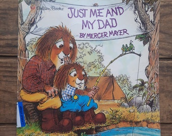 Vintage 1983 Just Me and My Dad Book and Record by Mercer Mayer ...