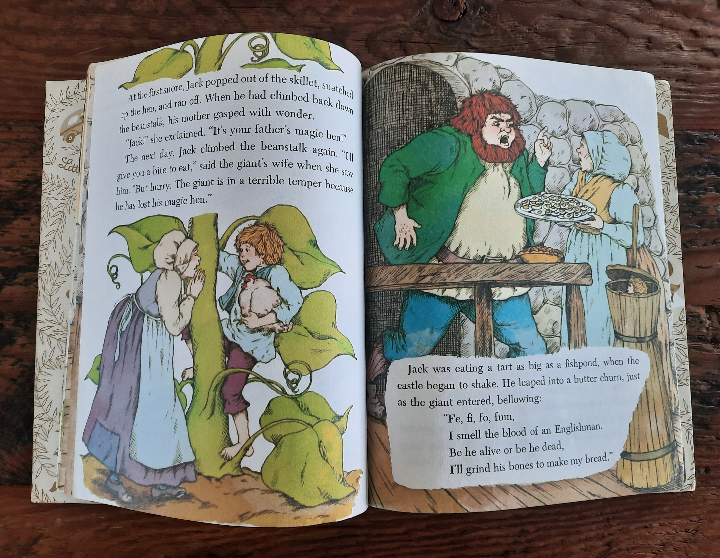 Jack and the Beanstalk, a Vintage Little Golden Book, Children's ...