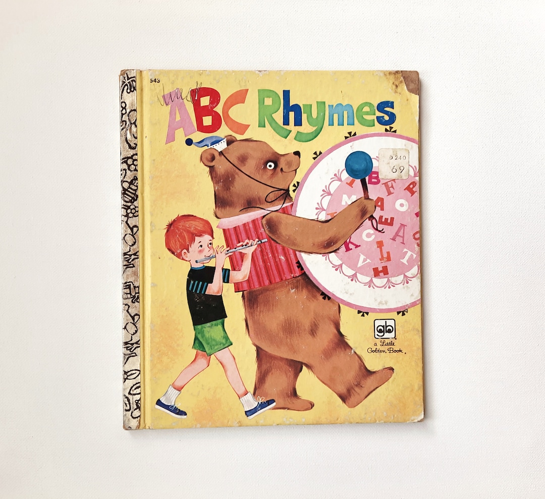 ABC Rhymes, A Vintage 1970s Golden Book, Children's Storybook, by Carl ...