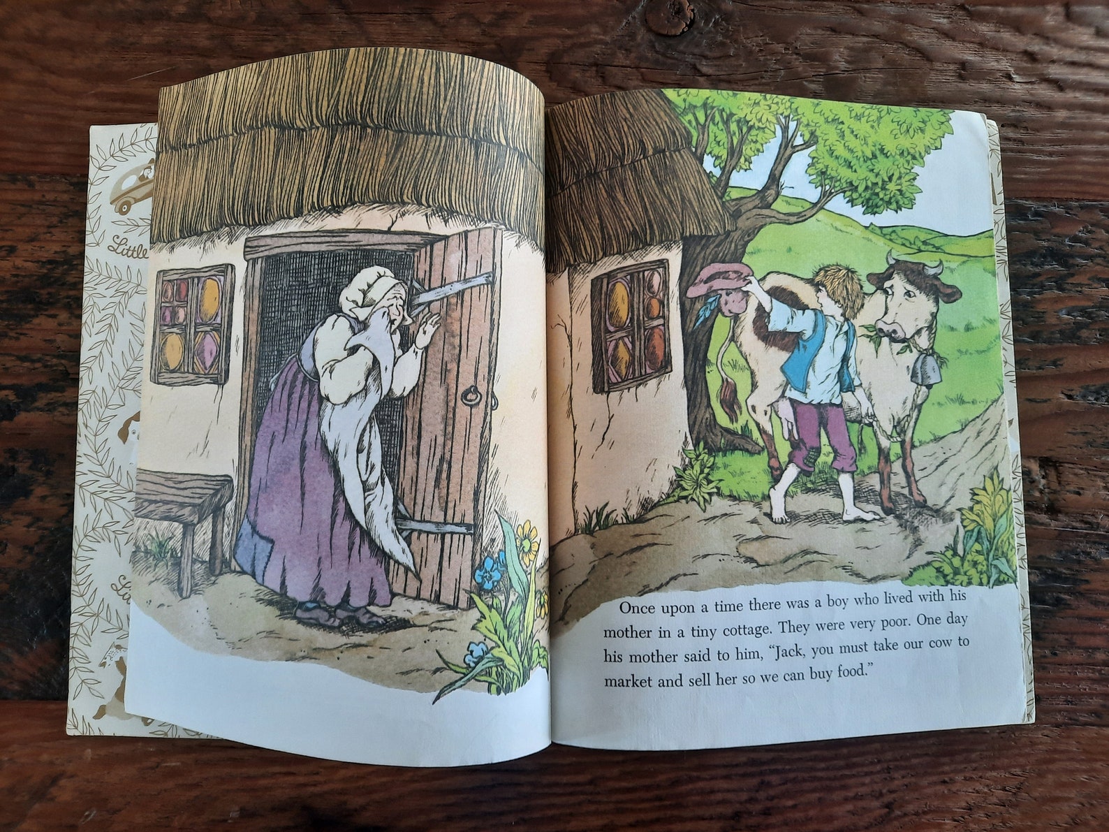 Jack and the Beanstalk, a Vintage Little Golden Book, Children's ...