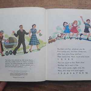 Numbers, A Little Golden Book, Storybook for Children, Vintage - Etsy