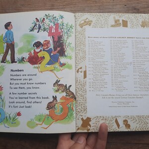 Numbers, A Little Golden Book, Storybook for Children, Vintage - Etsy