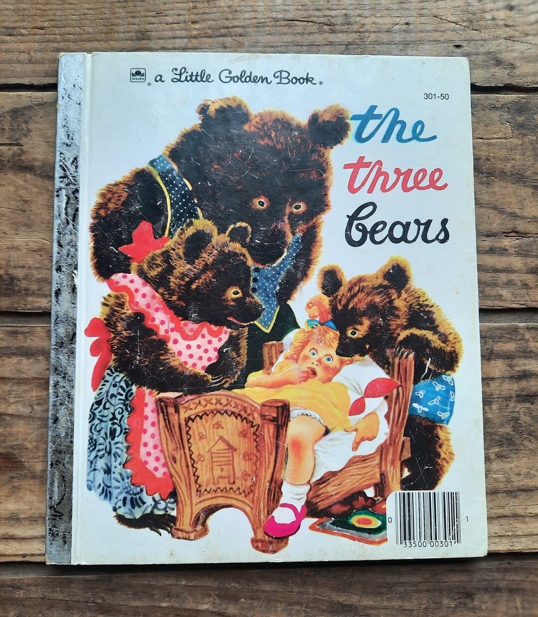 The Three Bears, a Little Golden Book, Children's Book - Etsy