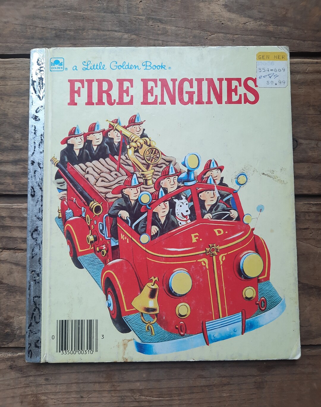 Fire Engines, A Little Golden Book, Vintage Children's Story, Childhood ...