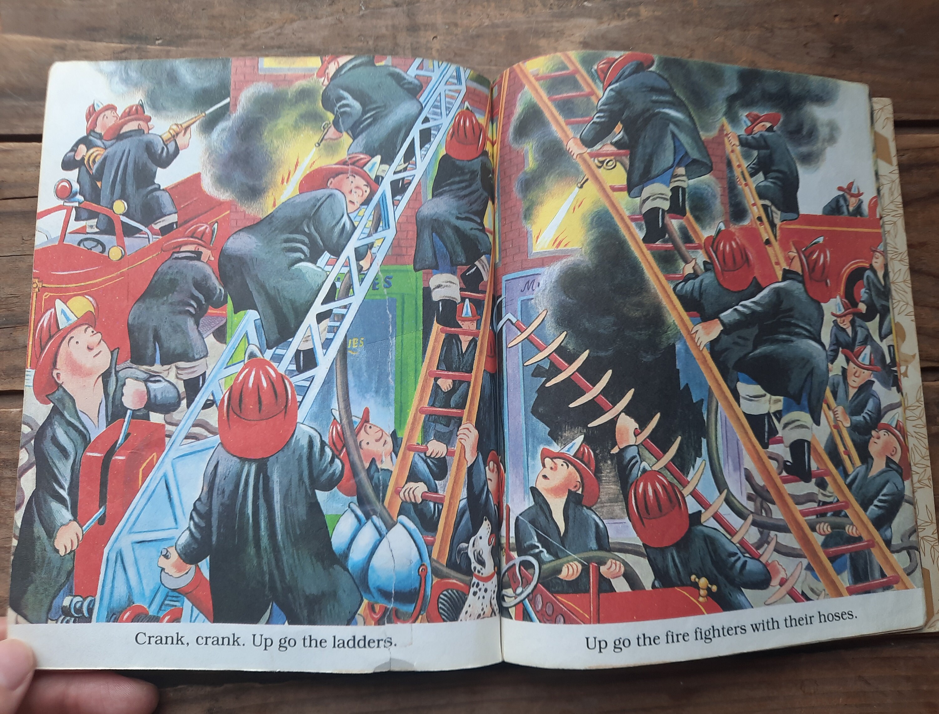 Fire Engines, A Little Golden Book, Vintage Children's Story, Childhood ...