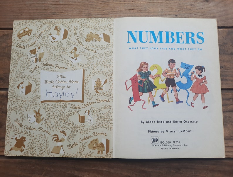Numbers, A Little Golden Book, Storybook for Children, Vintage - Etsy