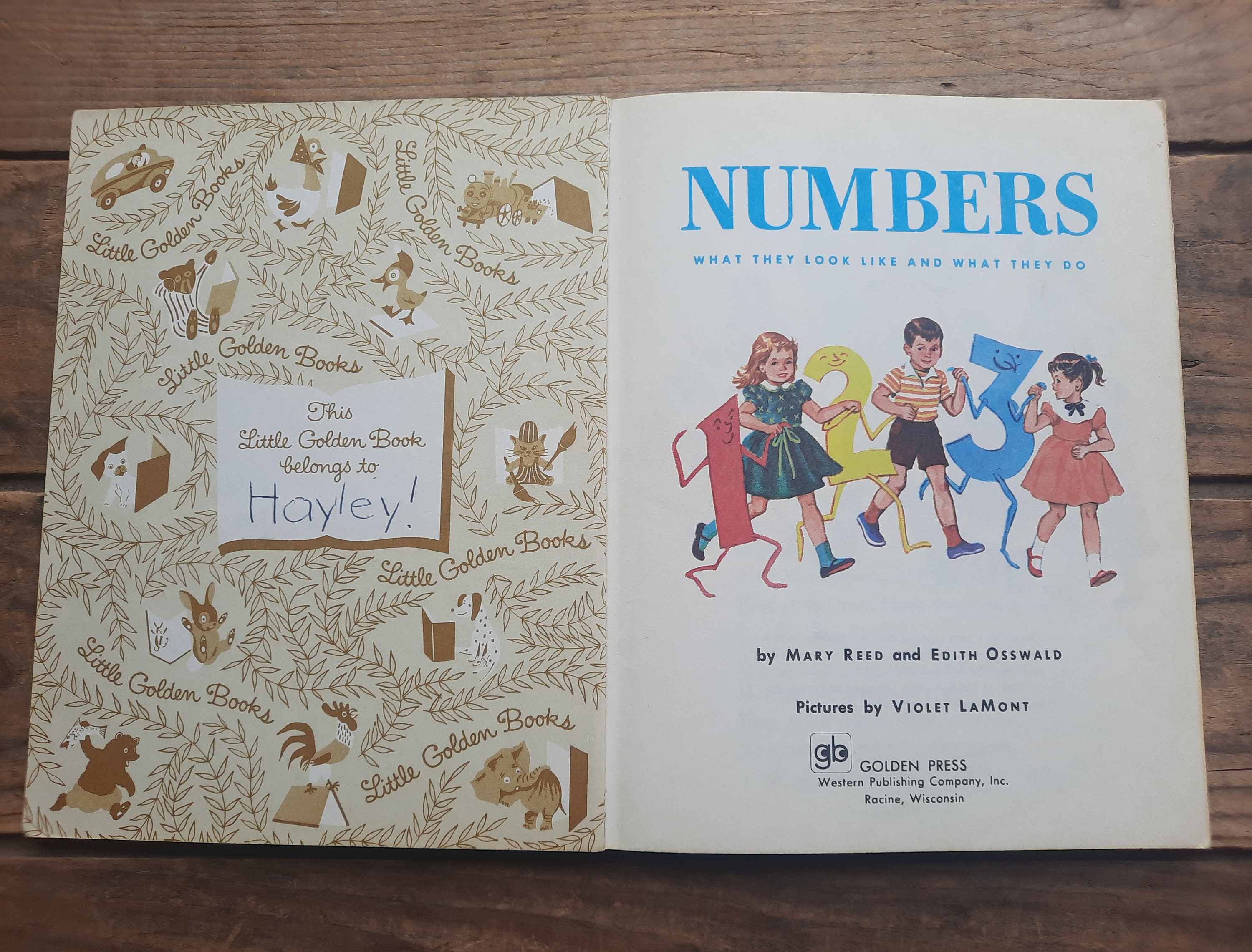 Numbers, A Little Golden Book, Storybook for Children, Vintage - Etsy