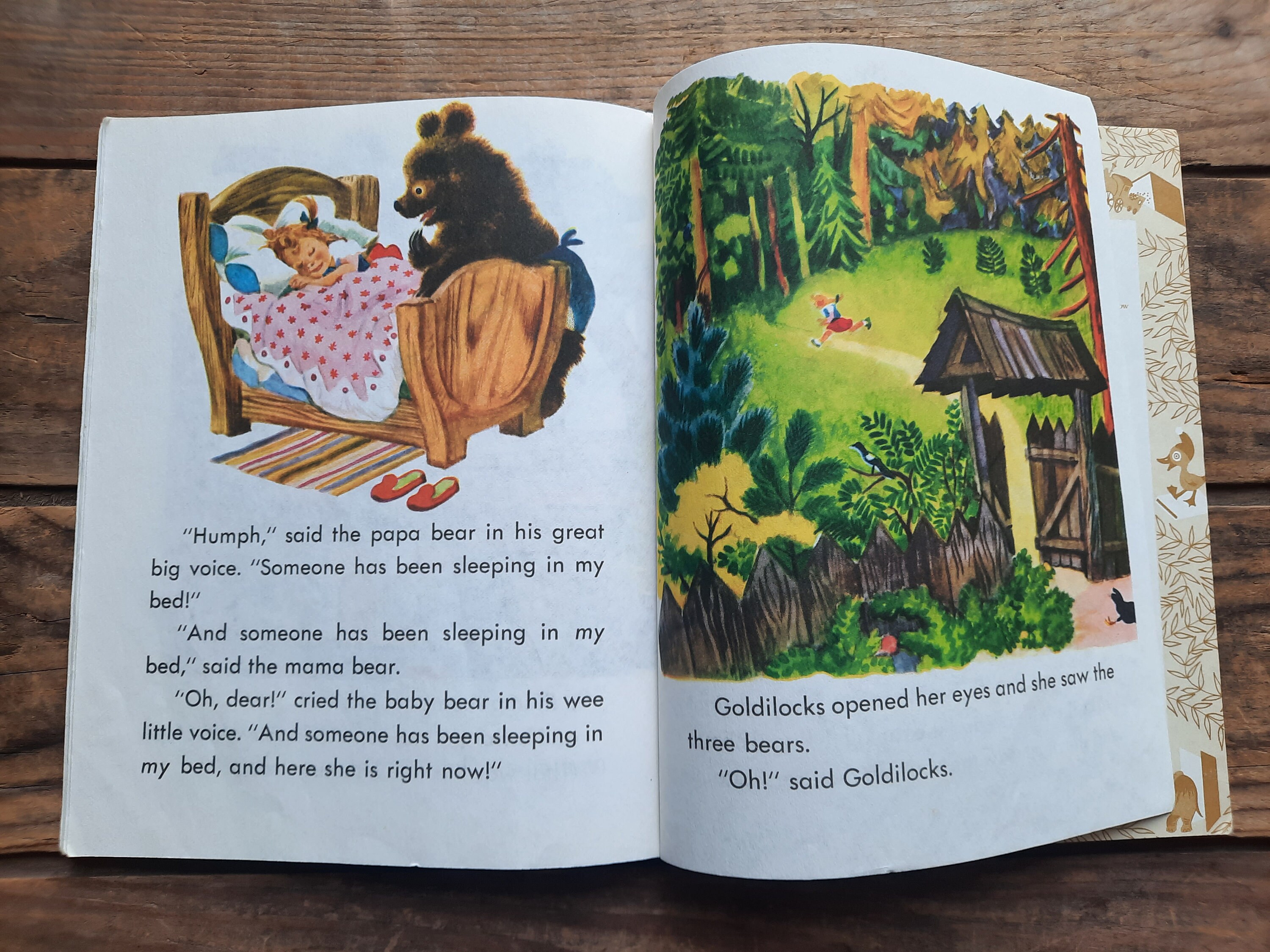 The Three Bears, a Little Golden Book, Children's Book - Etsy