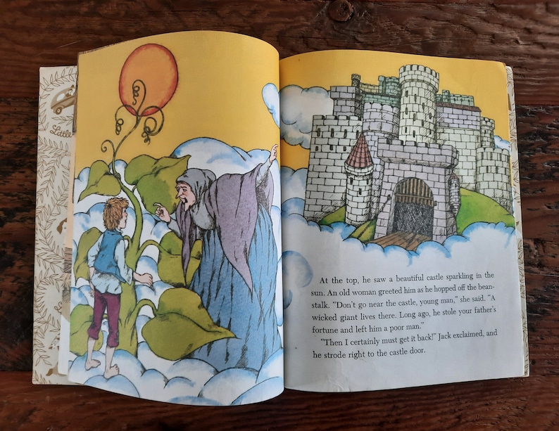 Jack and the Beanstalk, a Vintage Little Golden Book, Children's ...