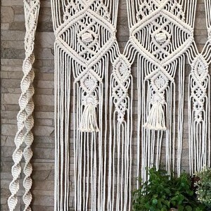 X Large Macrame Shelf Macrame Wall Decor Macrame Wall - Etsy