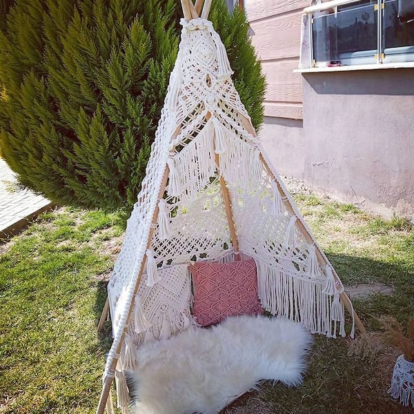Macrame Tent - Etsy