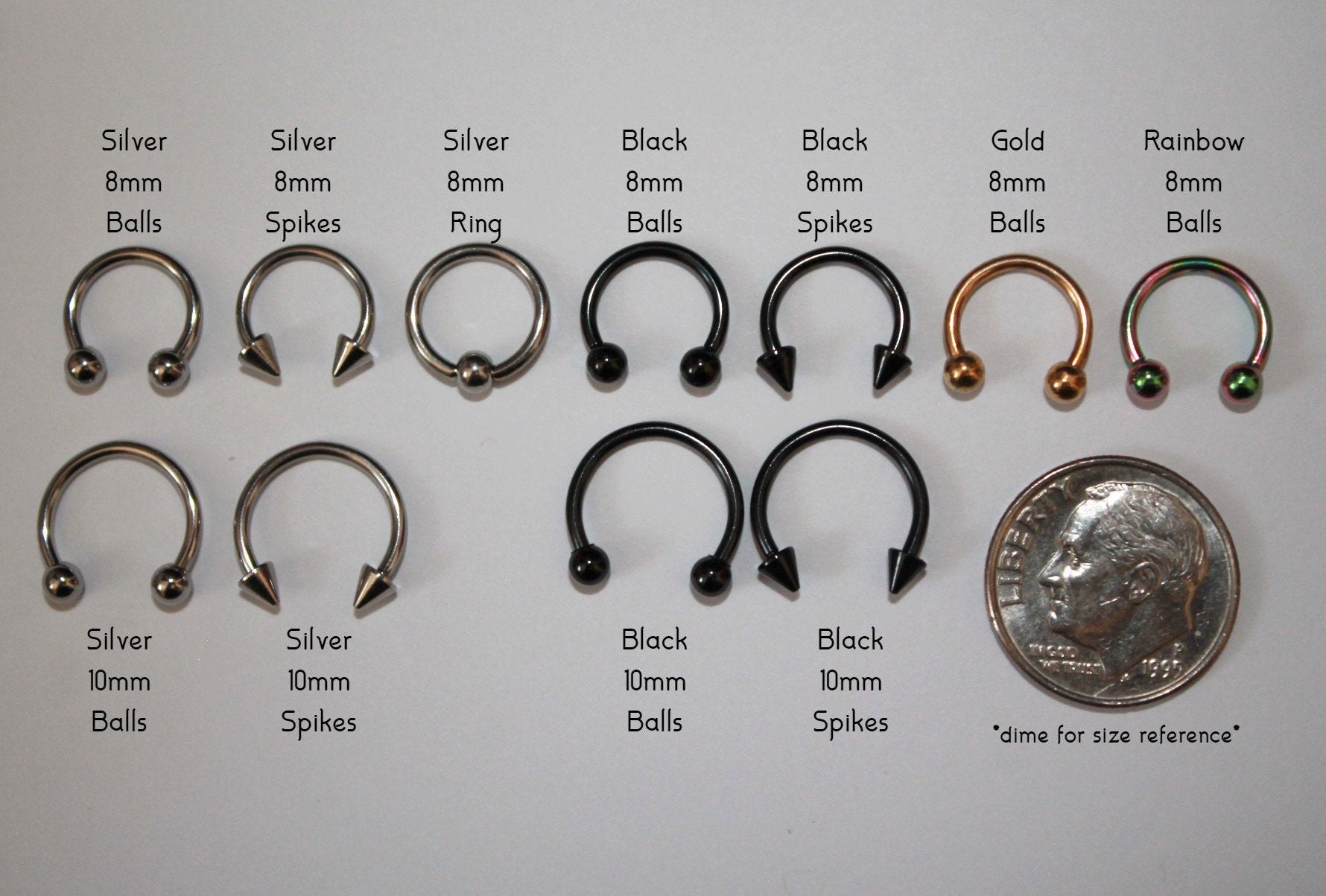 16g Piercing Kit for Septum Lip Ear Cartilage Daith - Etsy