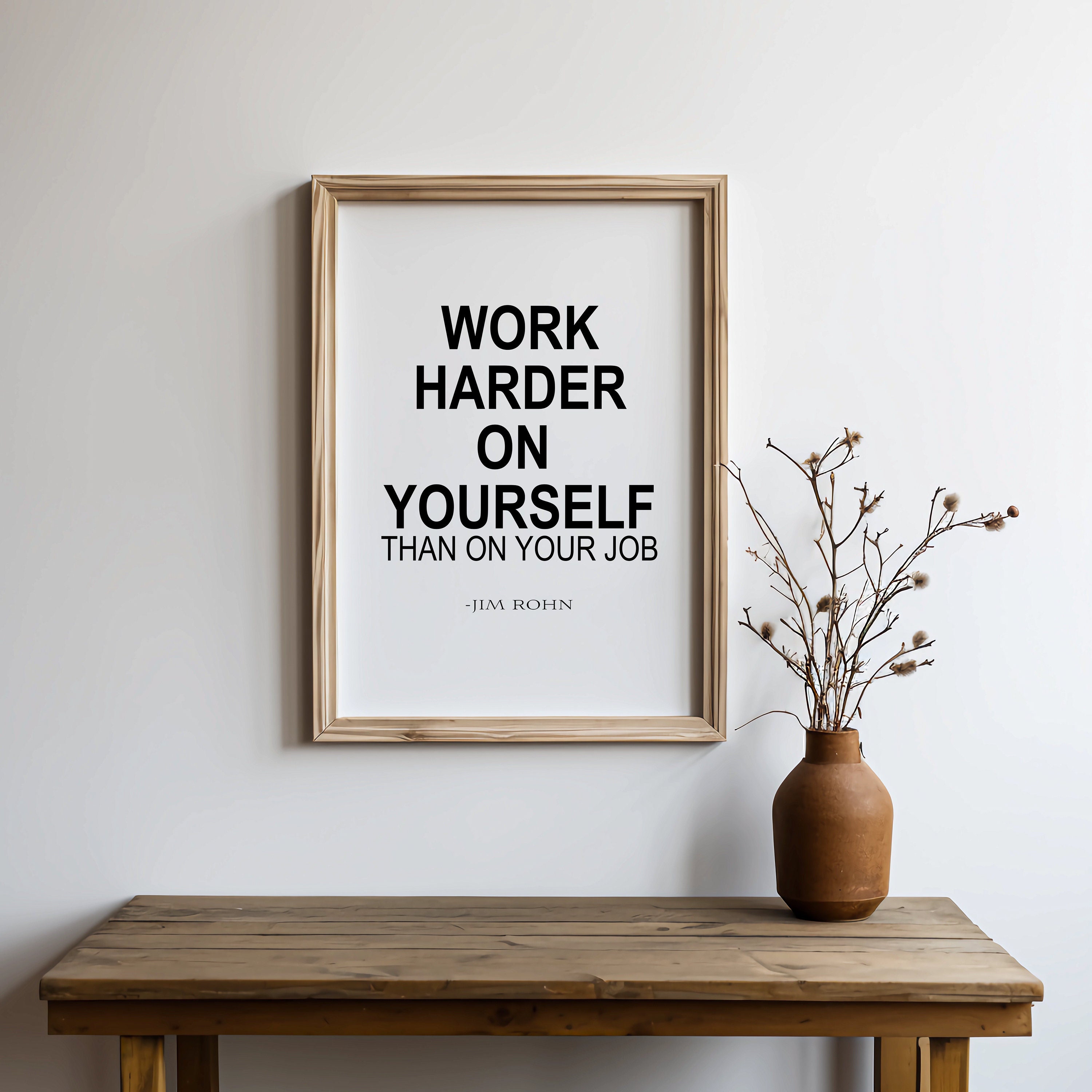 Jim Rohn motivational Poster - Etsy