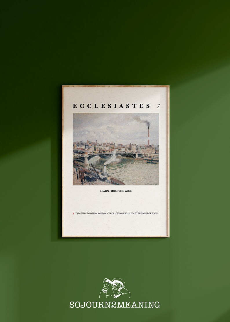 Christian Wall Poster, Bible Verse Prints, Modern Christian Home Decor ...