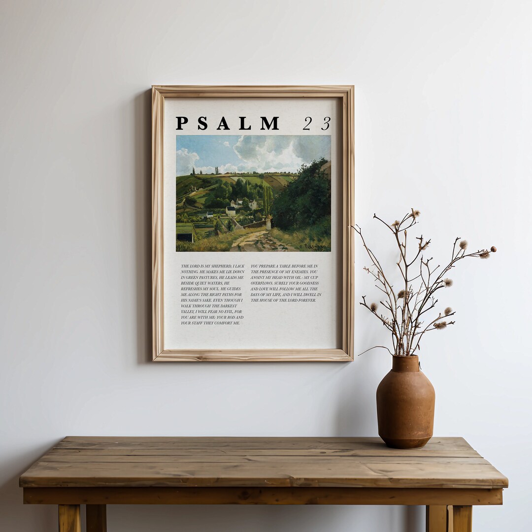 Christian Wall Poster, Bible Verse Prints, Modern Christian Home Decor ...