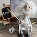 Einstein Doll, Albert Einstein Figurine, Crochet Einstein Art Doll ...