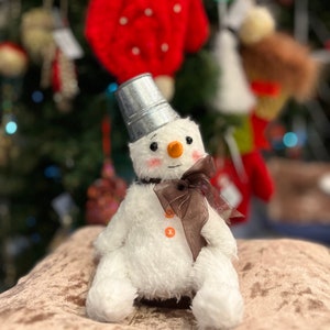 Snowman Stuffed Toy, Teddy Snowman Toy, Snowman Decoration, Snowman ...