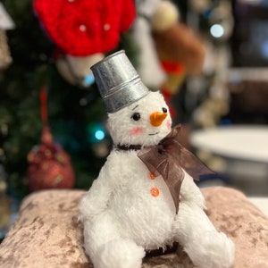 Snowman Stuffed Toy, Teddy Snowman Toy, Snowman Decoration, Snowman ...