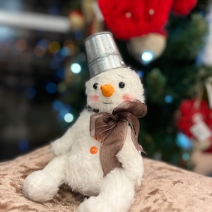 Snowman Stuffed Toy, Teddy Snowman Toy, Snowman Decoration, Snowman ...