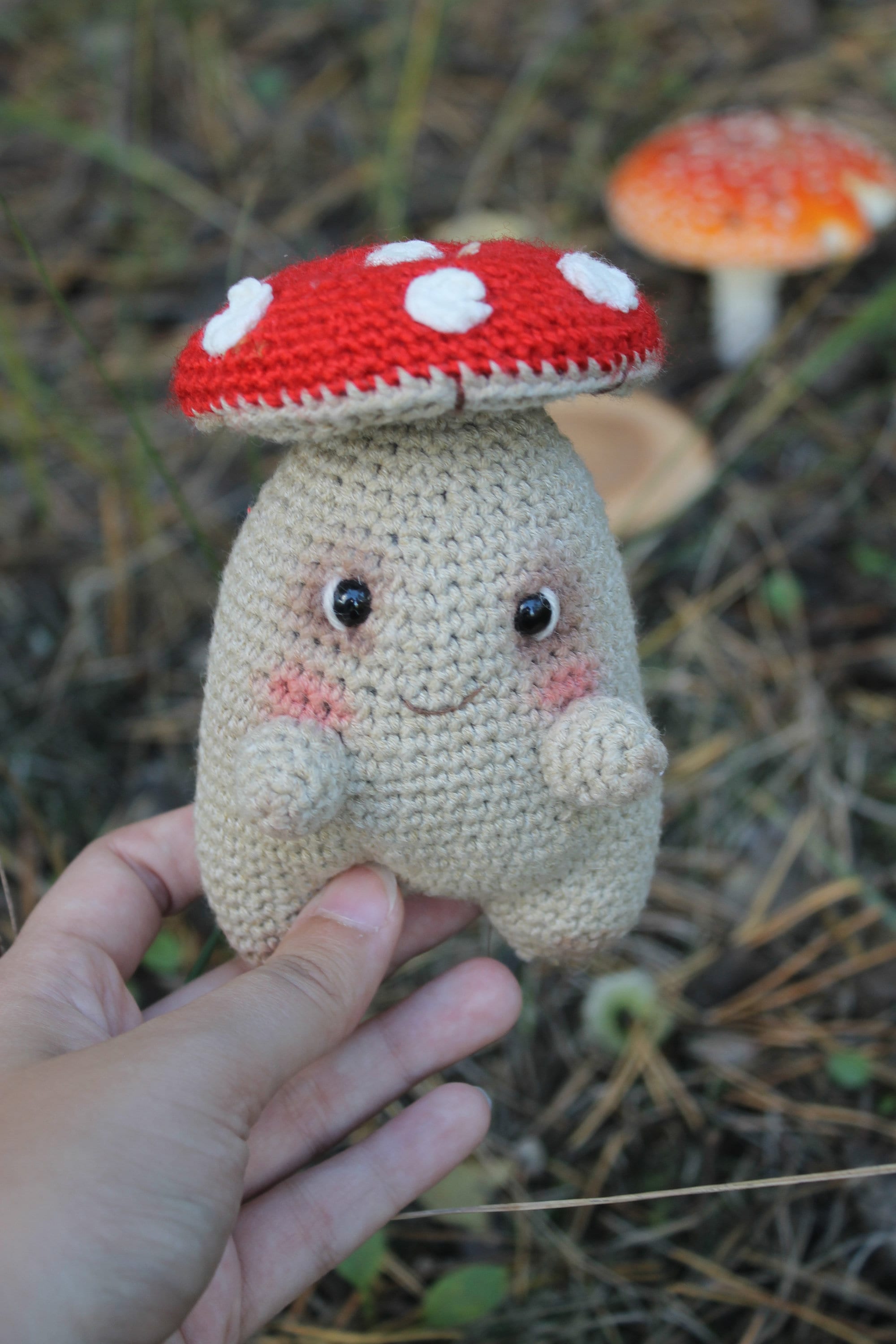 Magic Mushroom Baby Toy Amigurumi Mushroom Toy Mushroom - Etsy