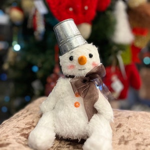 Snowman Stuffed Toy, Teddy Snowman Toy, Snowman Decoration, Snowman ...