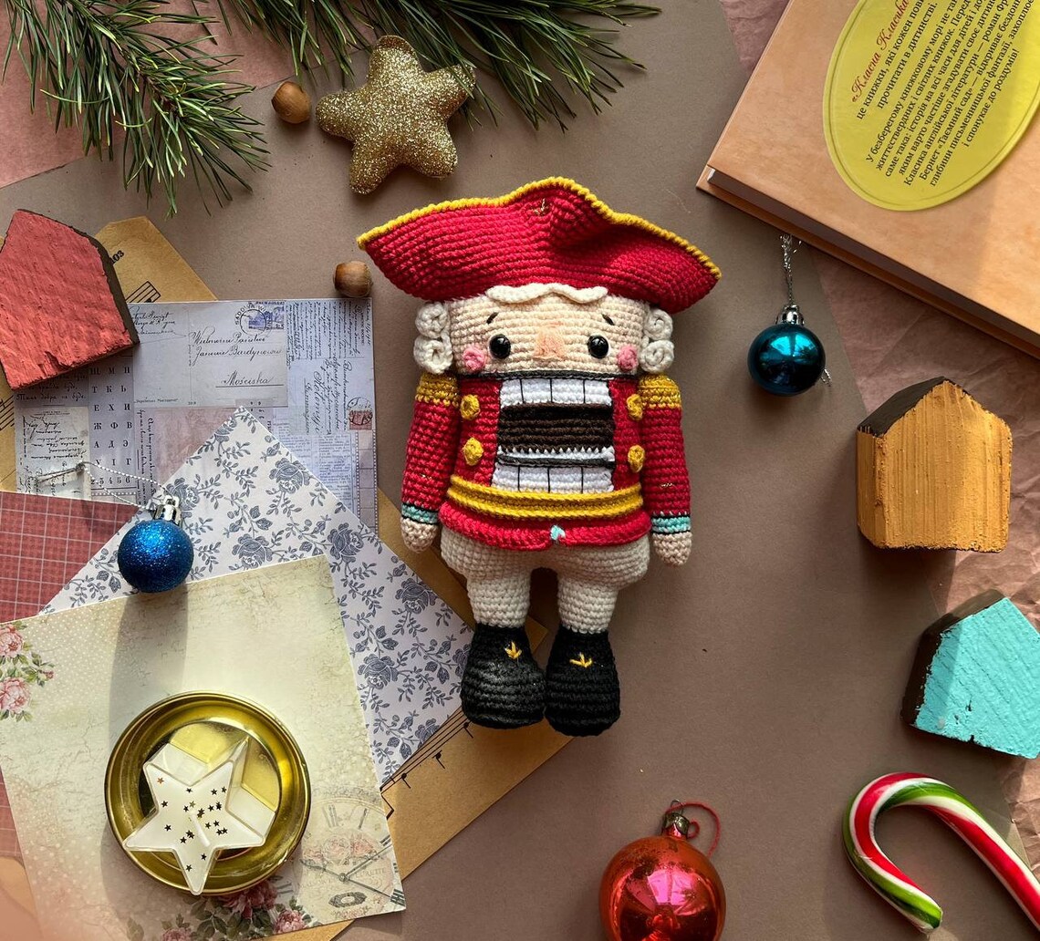 Nutcracker Toy Crochet Christmas Nutcracker Nutcracker for - Etsy