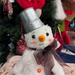 Snowman Stuffed Toy, Teddy Snowman Toy, Snowman Decoration, Snowman ...