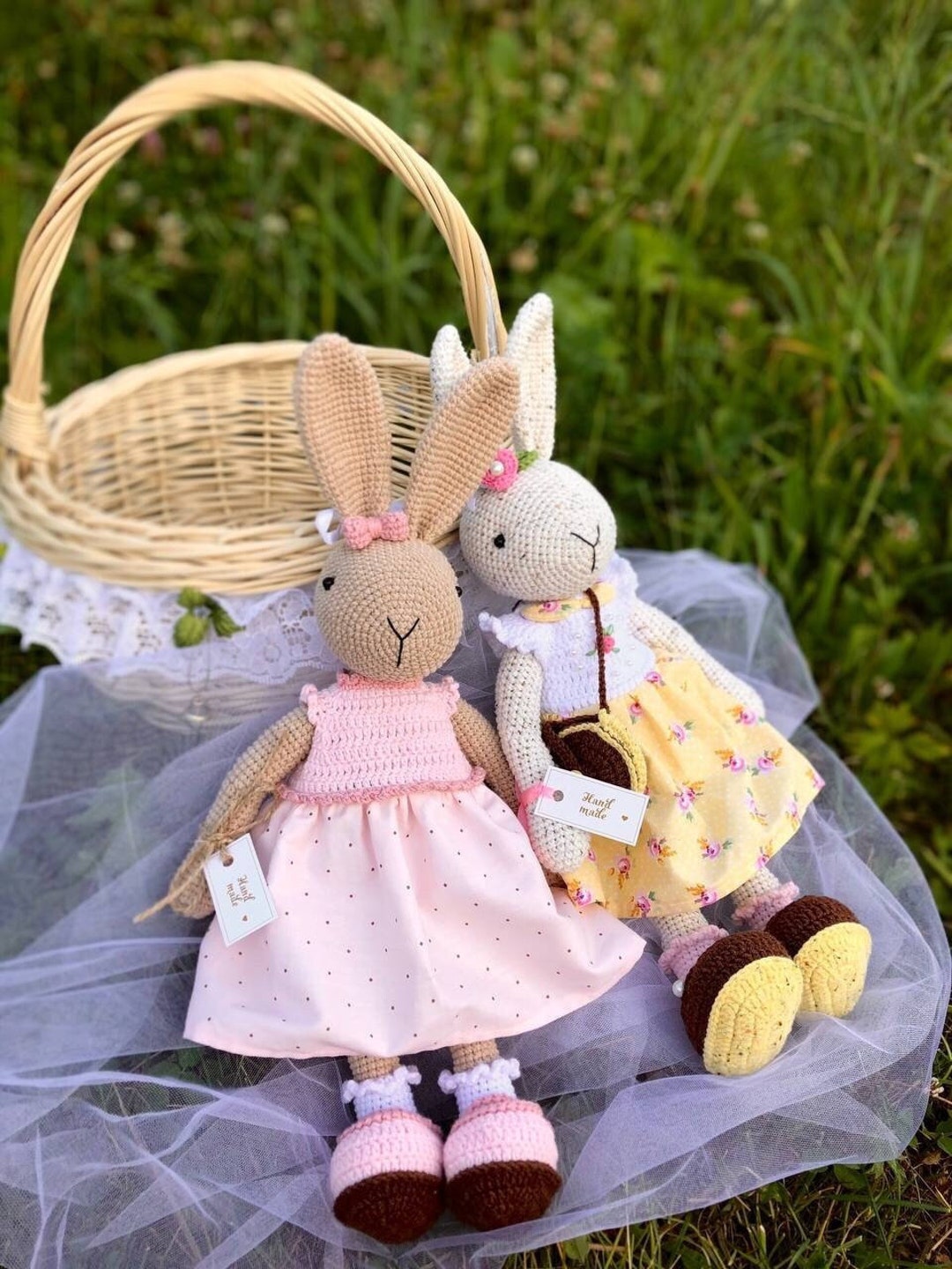 Crochet Bunny Toy, Amigurumi Bunny, Finished Bunny Toy, Rabbit Toy for ...