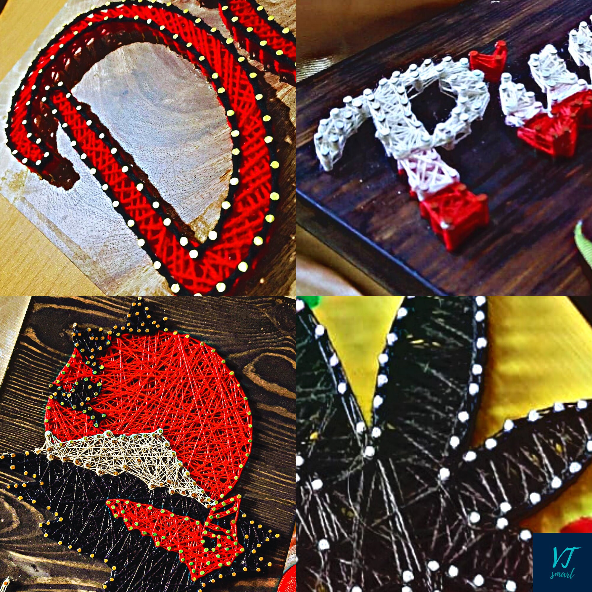 String Handmade Customized String Art Home Deco Sign - Etsy