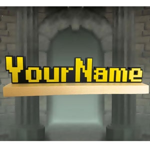 Personalized Runescape OSRS Nameplate Gaming Room Streamer Gift Gamer ...