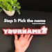 Personalized Roblox Name Tag | Roblox Inspired 3D Nameplate | Gamer ...