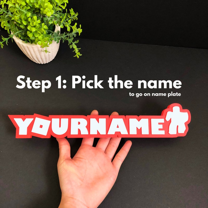 Roblox Name Plate - Etsy
