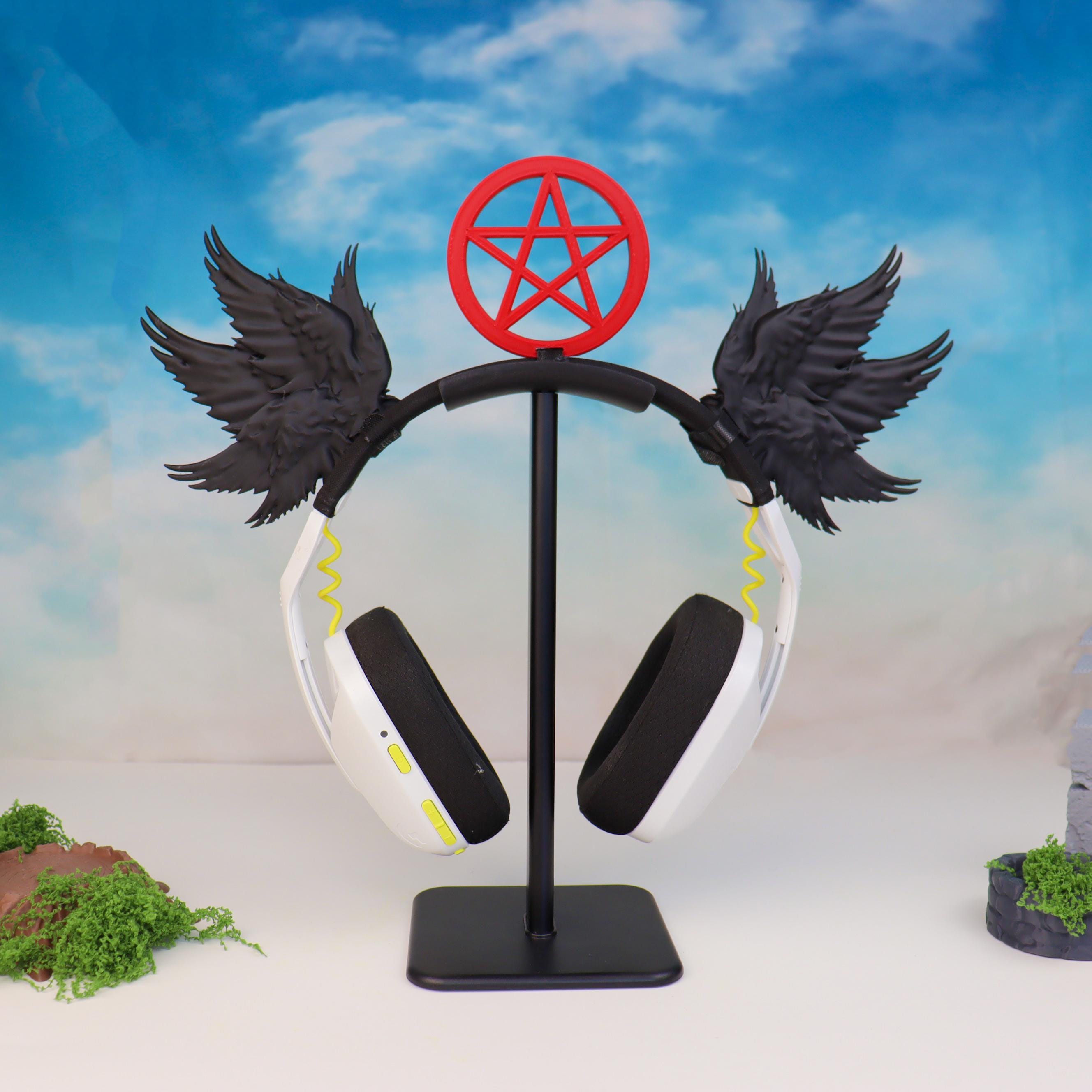 Archangel Wings Headphone Attachment | Angelic Headset Accessory ...