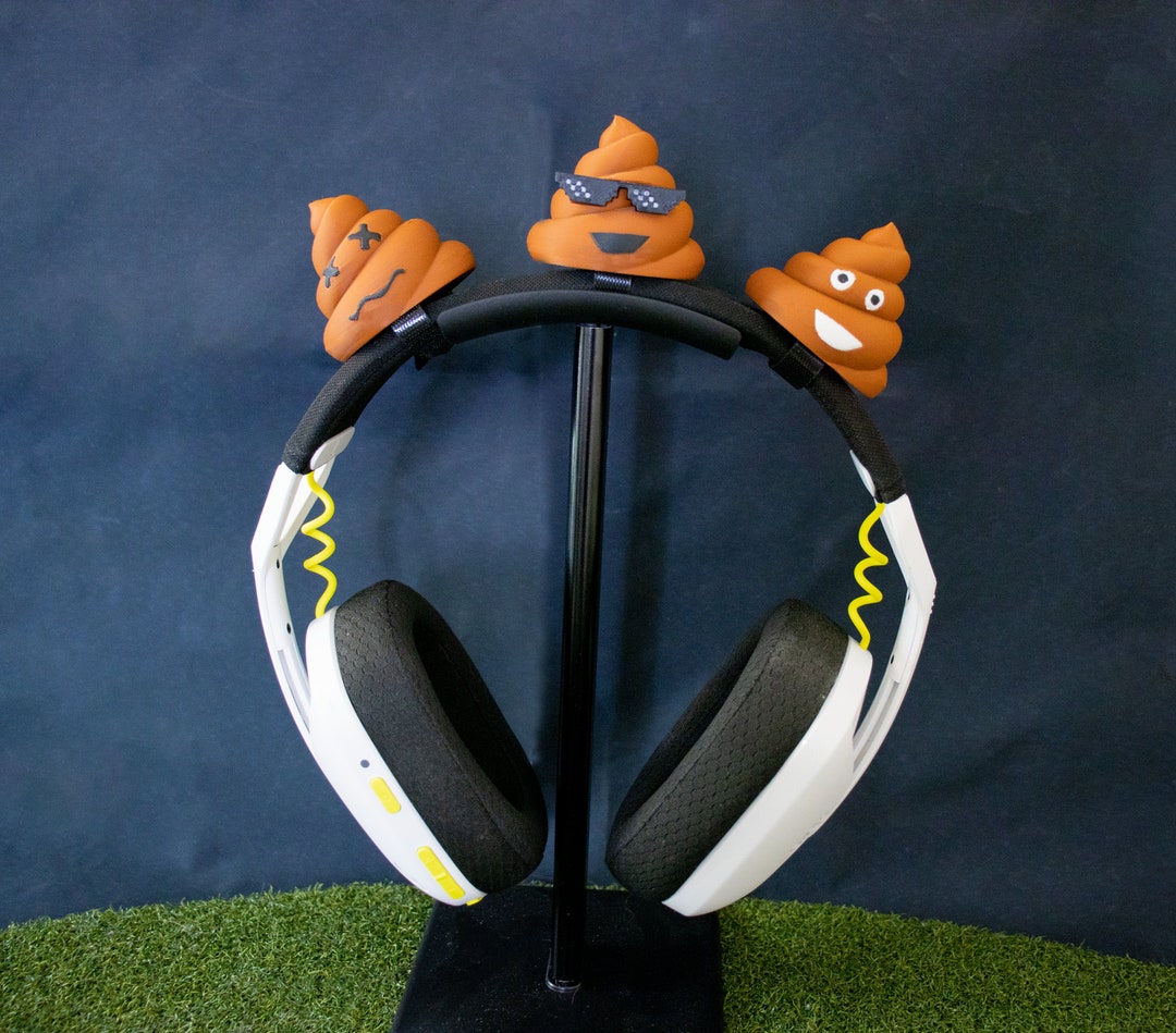 Poop Emojis Headphone Attachment | 3 Expressions Available - Etsy