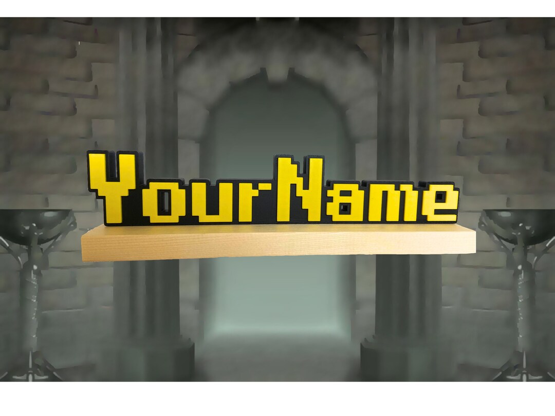 Personalized Runescape OSRS Nameplate Gaming Room Streamer Gift Gamer ...