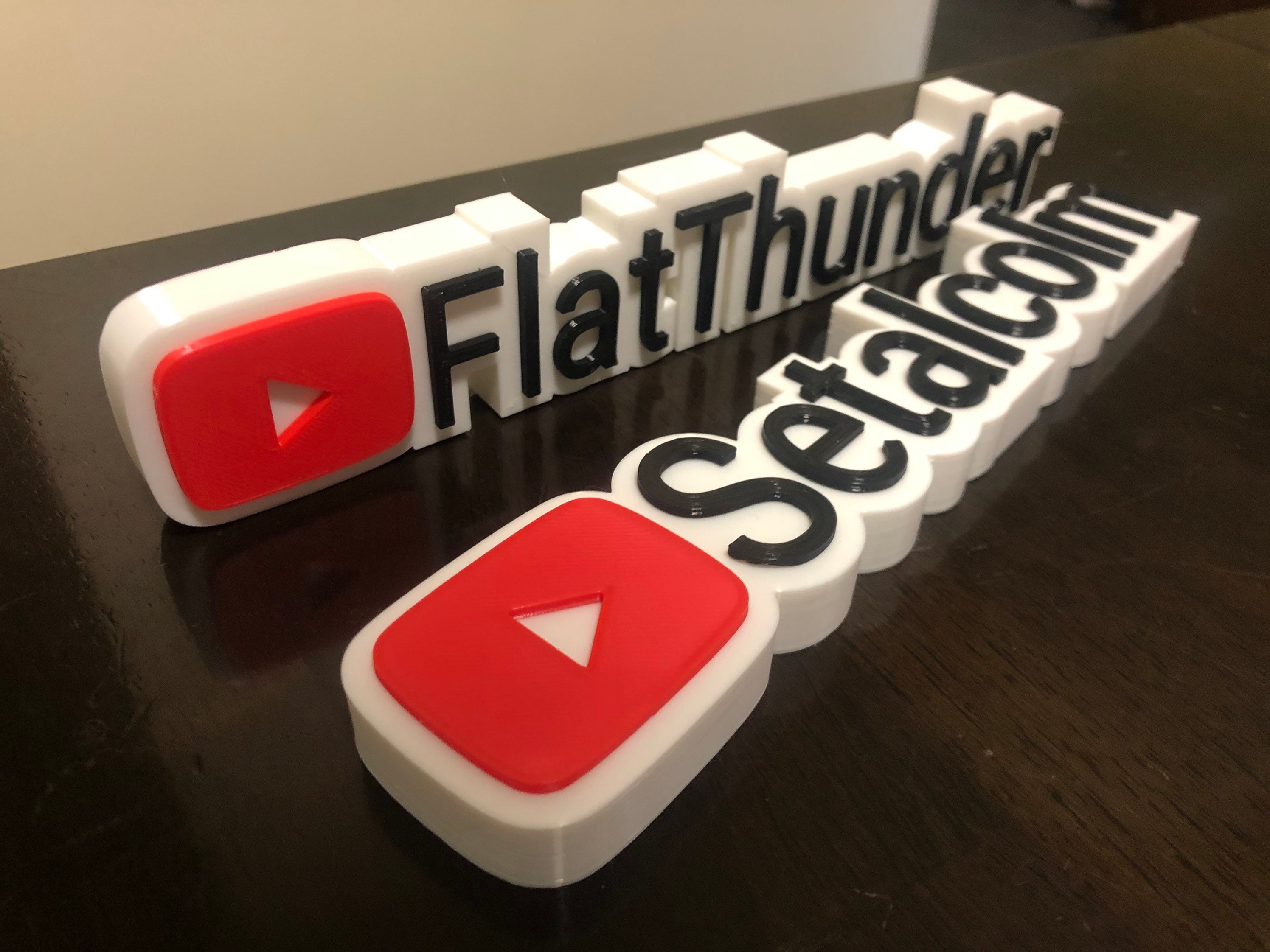 Personalized Youtube Nametag 3D Youtuber Gift Youtube - Etsy