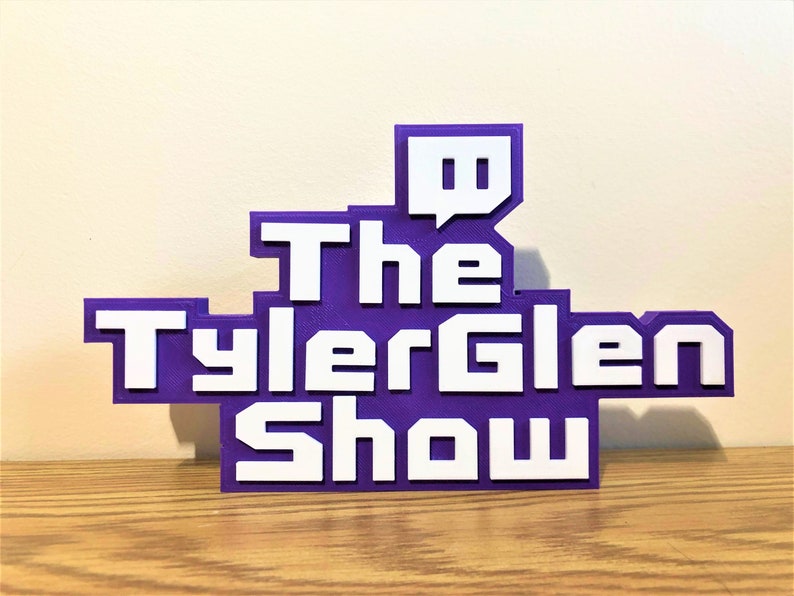 Personalized Twitch Name Tag Twitch Streamer Gift Twitch - Etsy