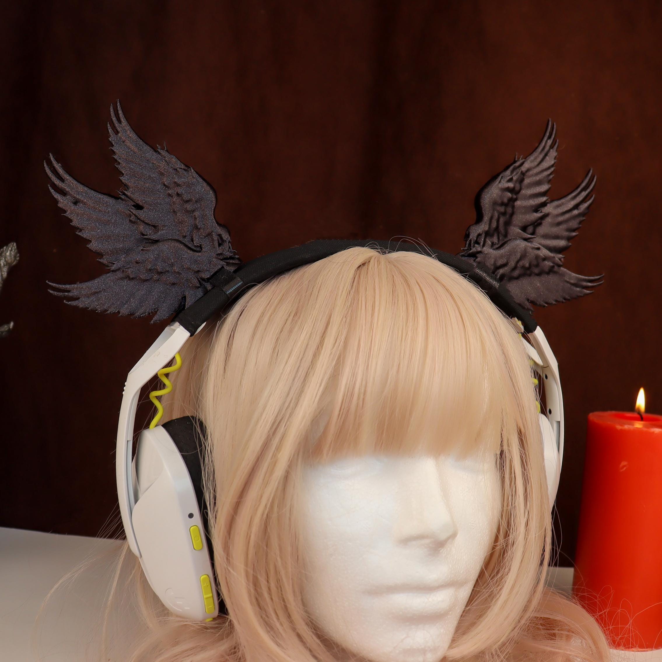Seraphim Wings Headphone Attachment | Angelic Headset Accessory ...