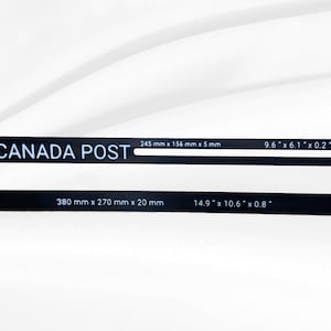 Canada Post Envelope Measurement Guide | Actual Size Slot of Doom ...
