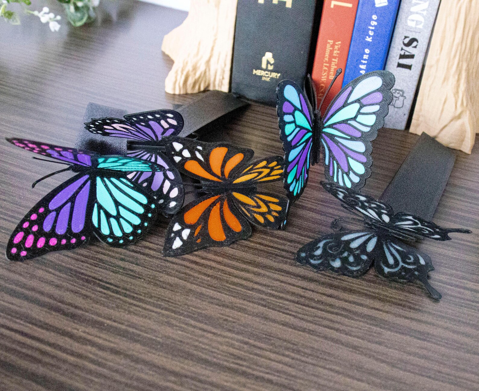 3D Butterfly Bookmark | Whimsical Bookworm Gift - Etsy
