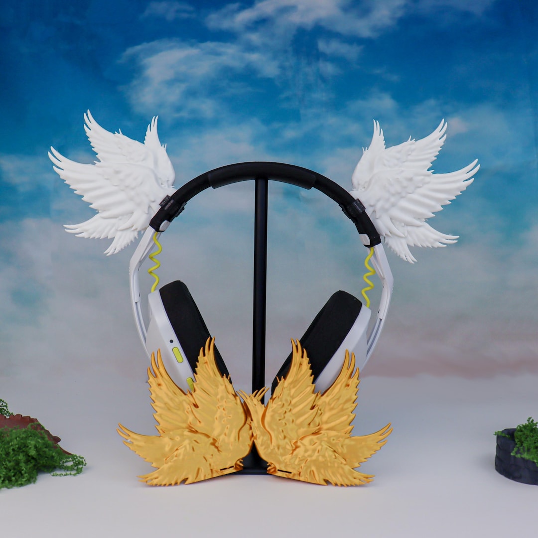 Archangel Wings Headphone Attachment | Angelic Headset Accessory ...