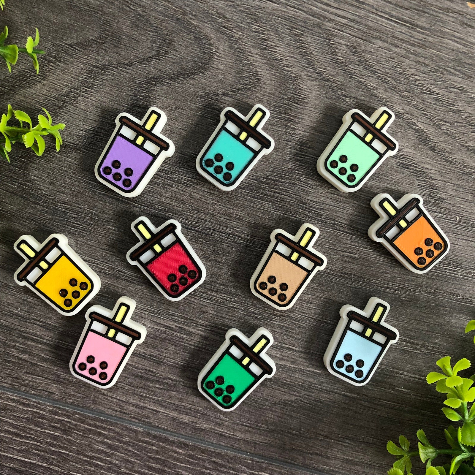 Boba Milktea Magnet Set 3D Bubble Tea Magnet Set Super - Etsy UK