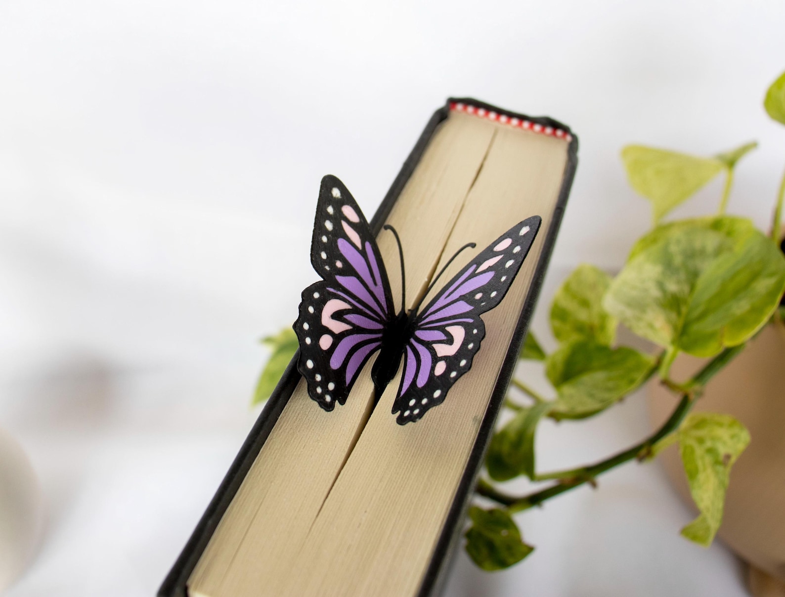 3D Butterfly Bookmark | Whimsical Bookworm Gift - Etsy