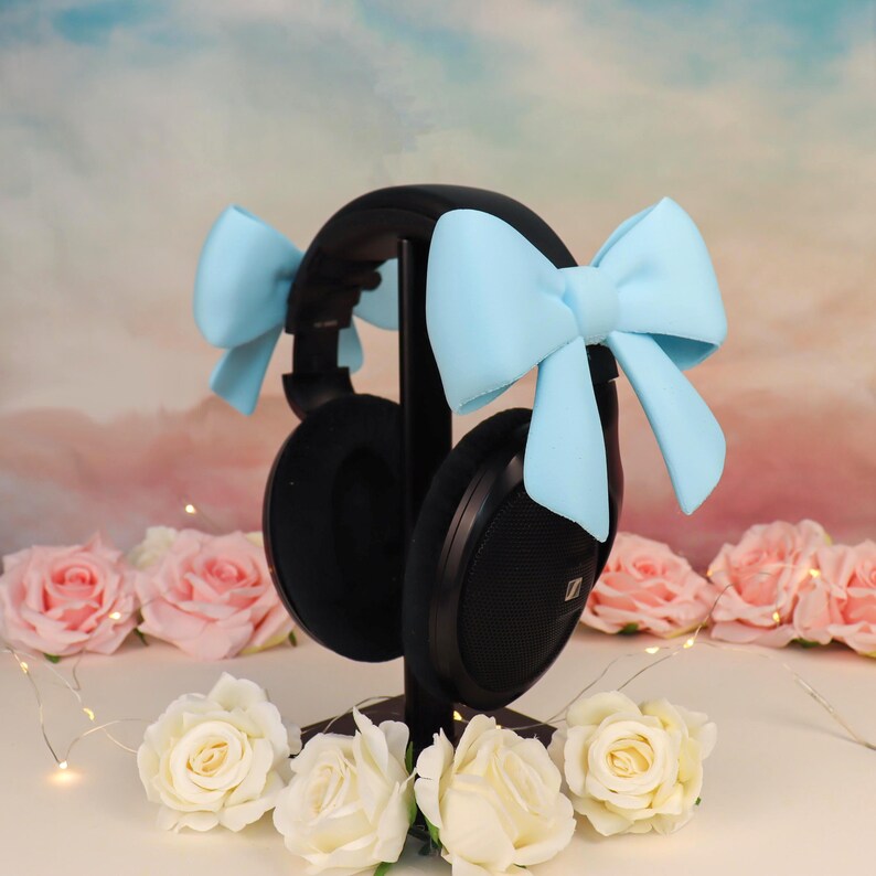 Pair of Bows Headphone Attachment | Kawaii Headset Accessory | Otaku ...