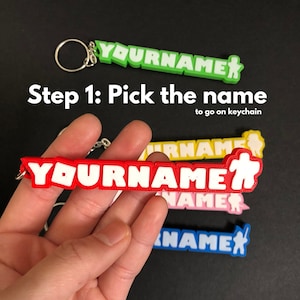 Personalized Roblox Keychain | Backpack Tag for Roblox Fan | Roblox ...