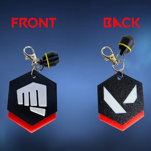 Valorant Riot Gunbuddy Keychain | Fist Bump Gun Buddy | Custom Colors ...