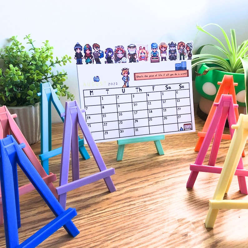 Small Easel for Displaying Pictures, Phone Holder, Calendar Stand - Etsy