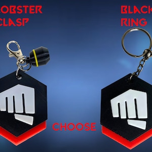 Valorant Riot Gunbuddy Keychain | Fist Bump Gun Buddy | Custom Colors ...