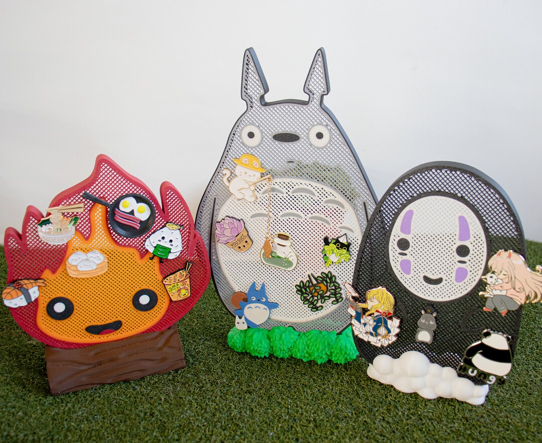 Kawaii Pin Studio Ghibli Board Display Desk Collection Display Cute ...