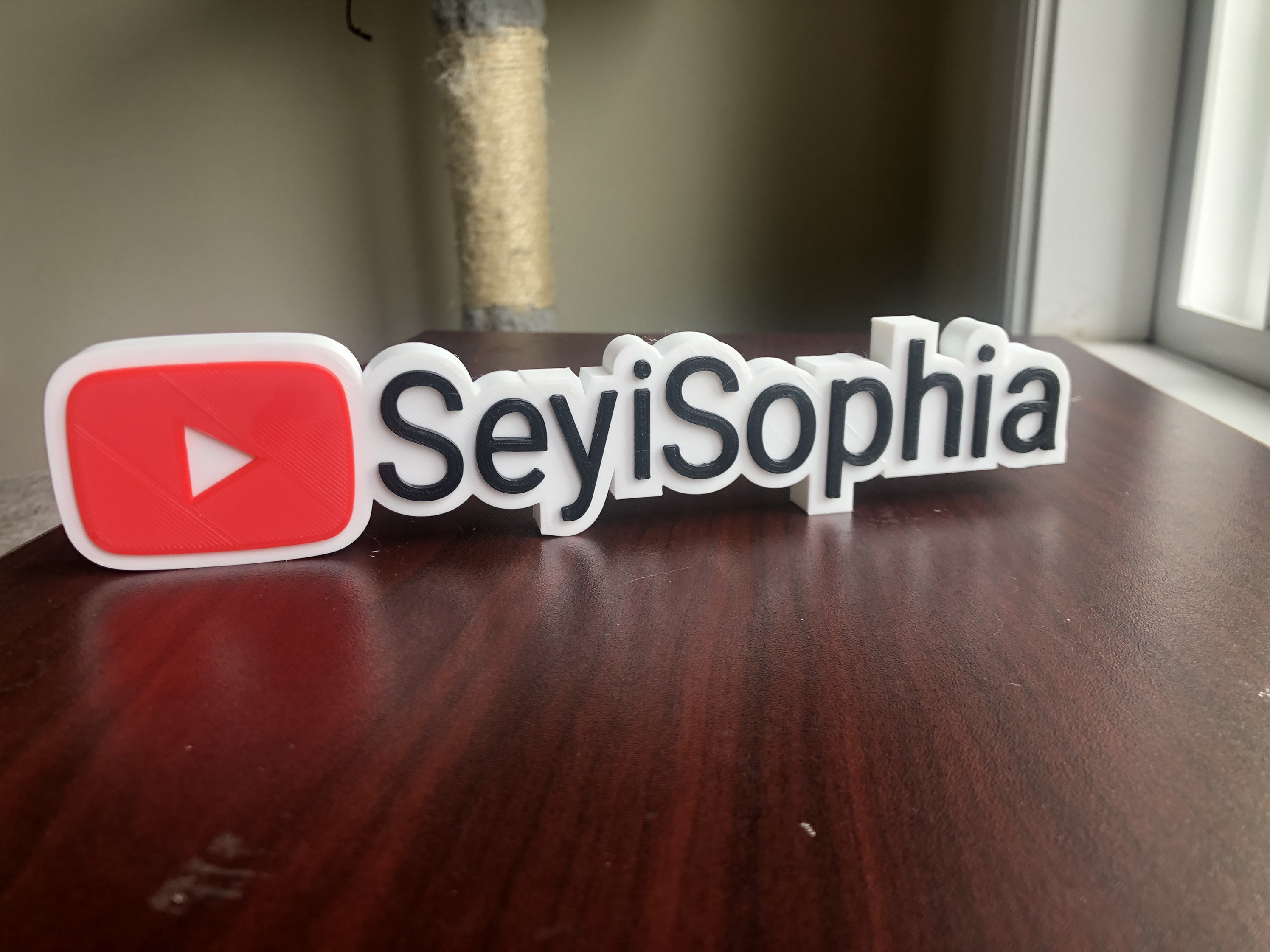 Personalized Youtube Nametag 3D Youtuber Gift Youtube - Etsy